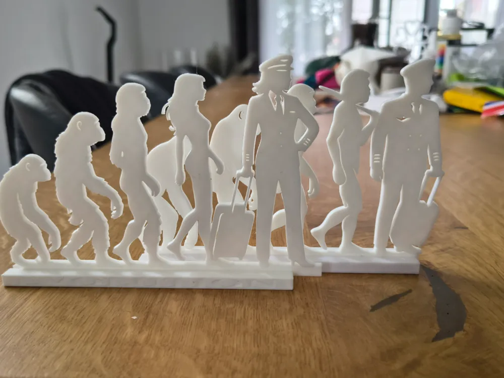 Human Evolution – Pilot Edition - Free 3D Print Model - MakerWorld