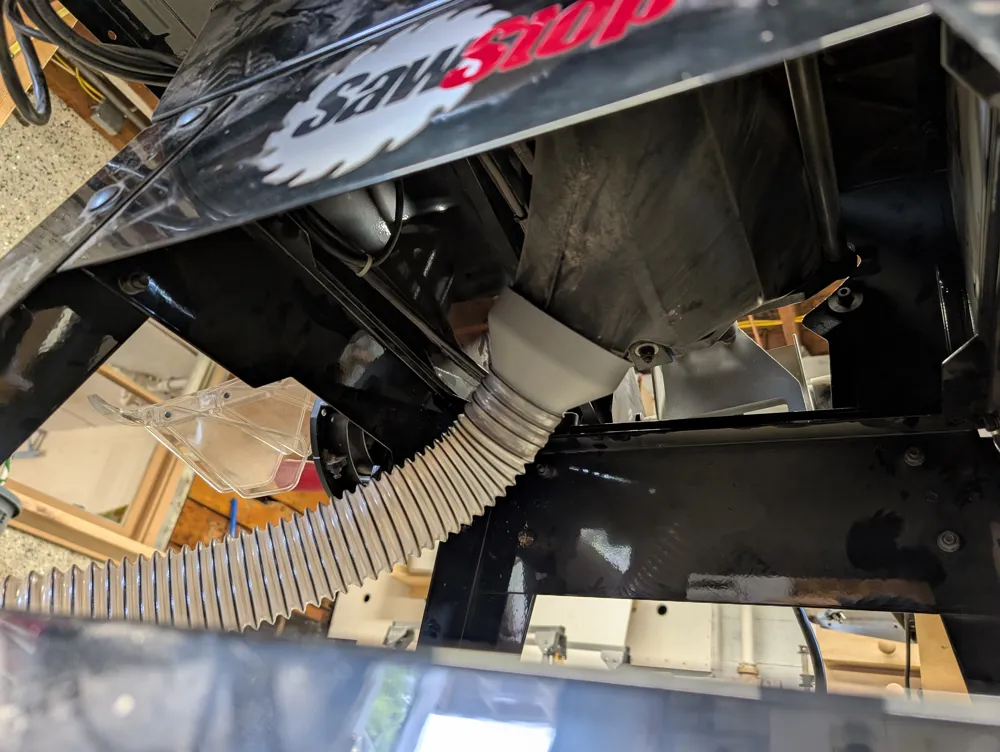 Adaptateur de tuyau d'aspiration de 2,5" pour Sawstop - Modèle d ...