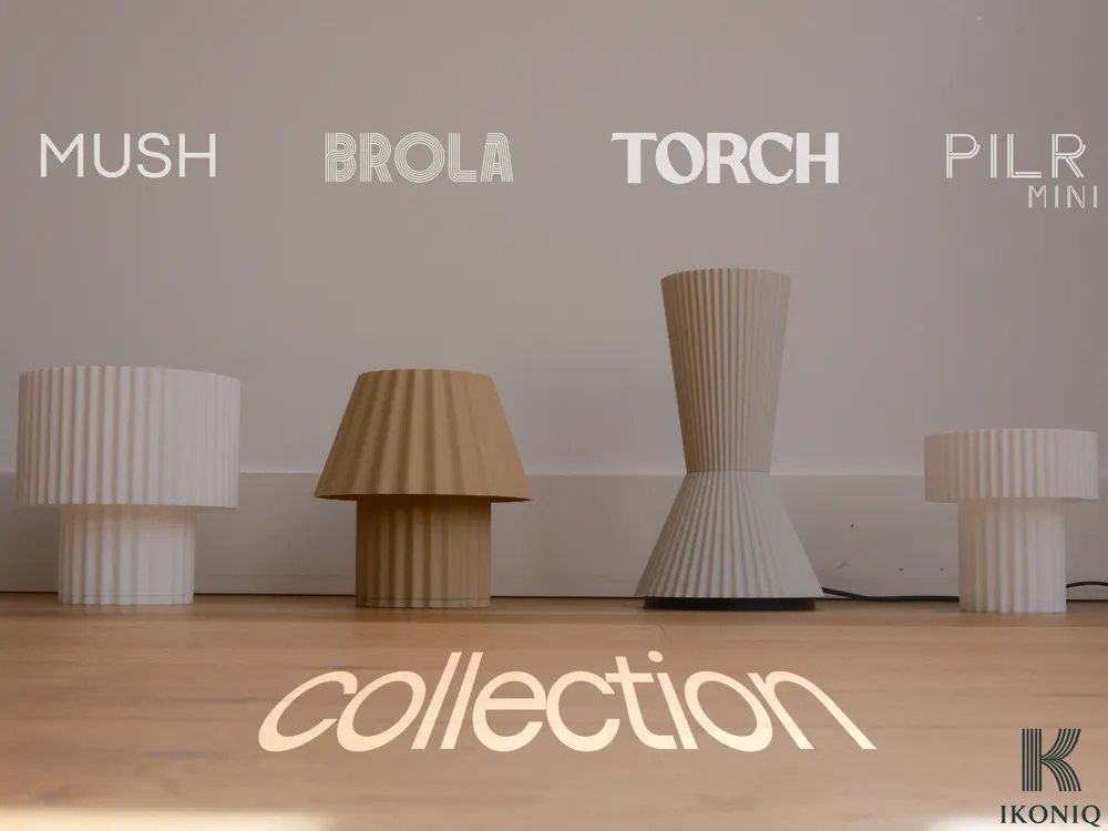 MUSH - Minimalist Table, Desk, and Nightstand Lamp - Free 3D Print ...
