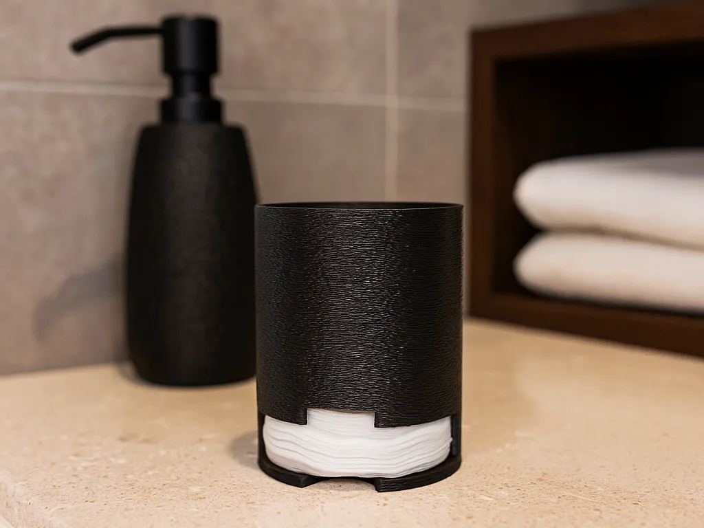 Cotton Pad Dispenser Nora – Modern Design by RS Art MakerWorld ...