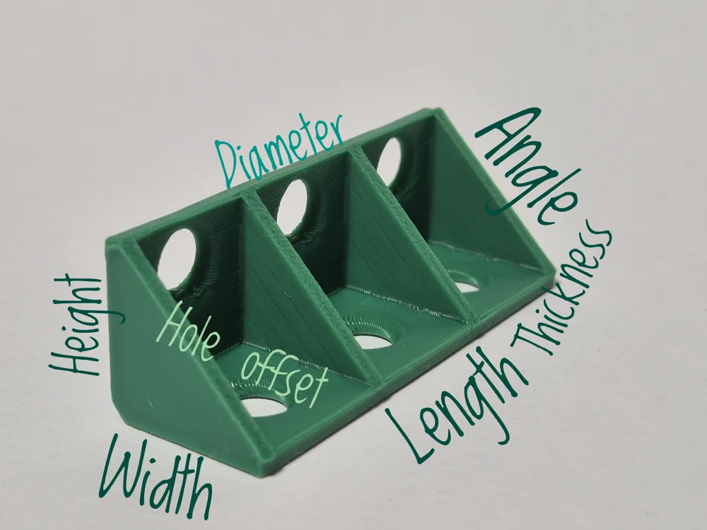 L Bracket - Parametric - Free 3D Print Model - MakerWorld
