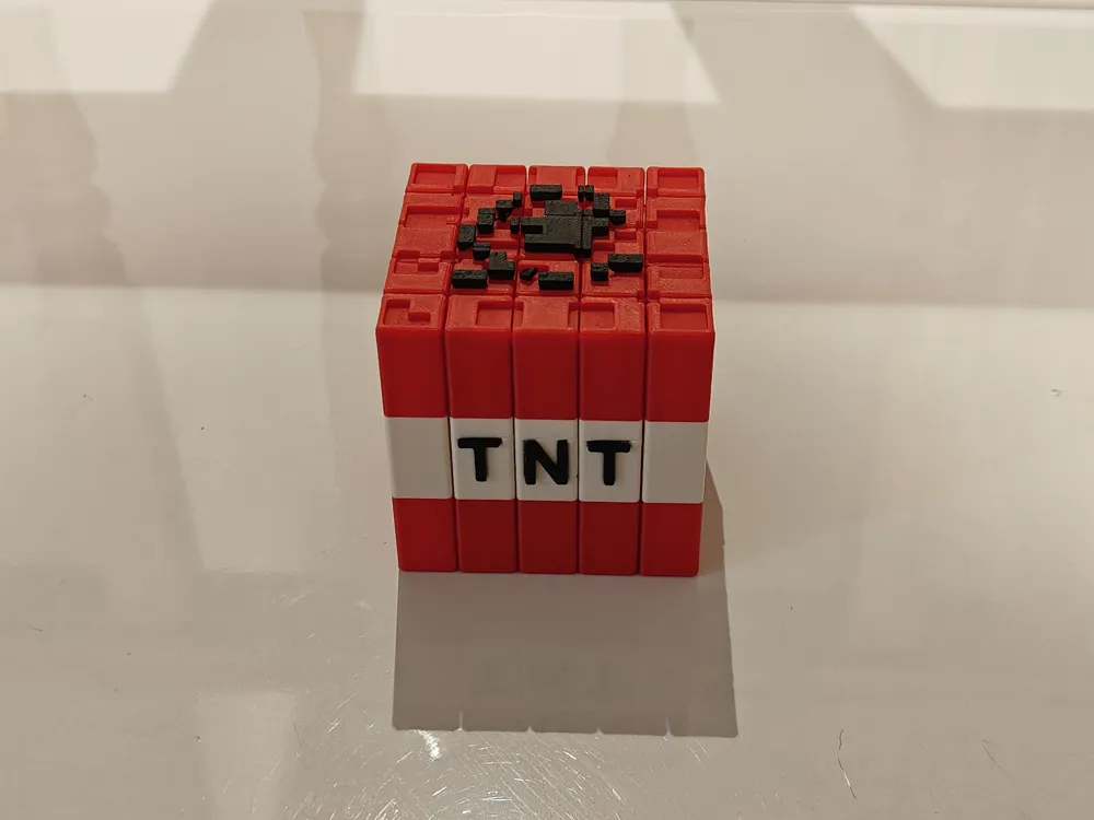 Minecraft TNT by 花见花会开 MakerWorld: Download Free 3D Models