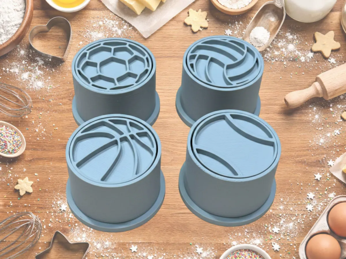 4 Ejector Molds for Brigadeiro–Sport Balls - Free 3D Print Model ...