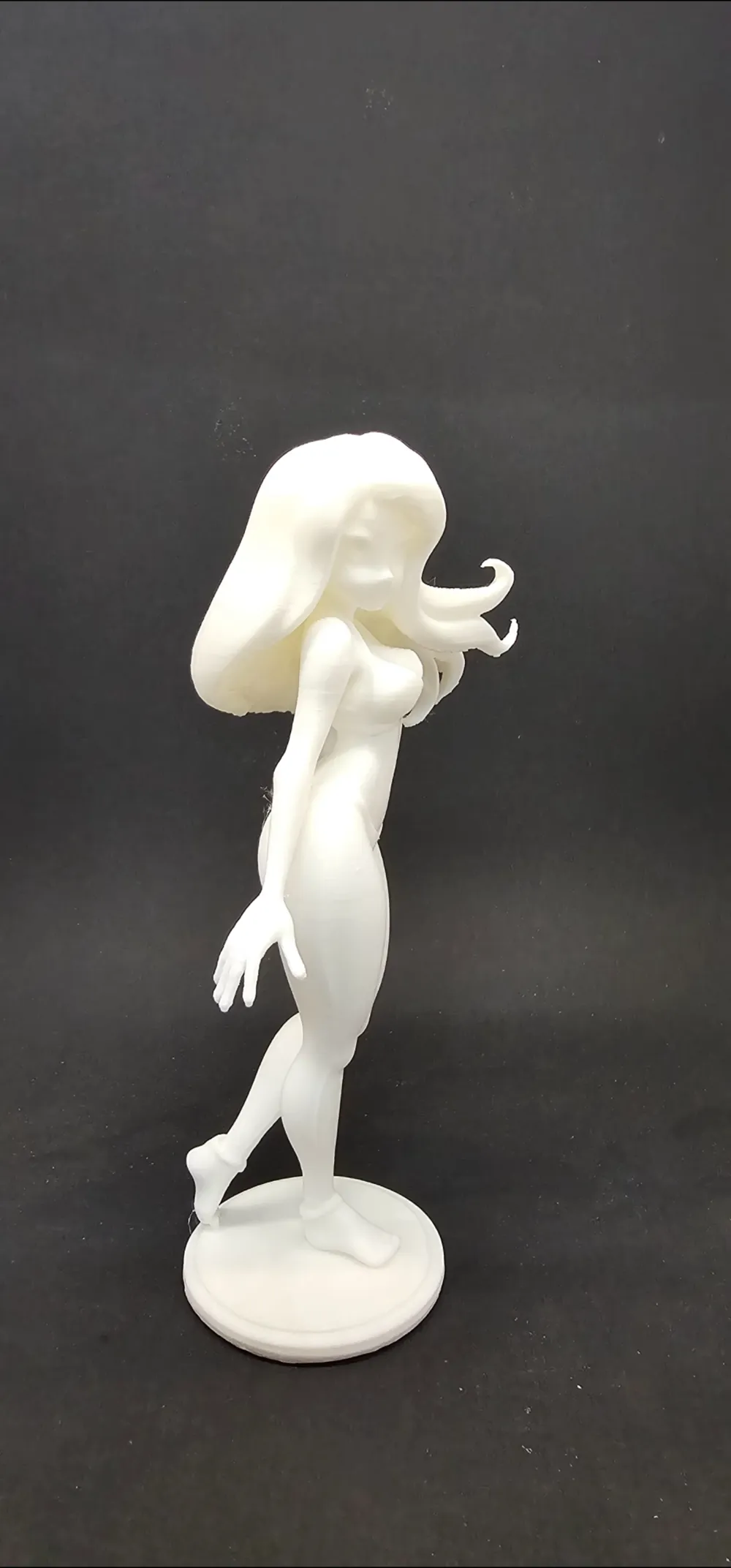 BLACK HAIR BOMBSHELL - Free 3D Print Model - MakerWorld