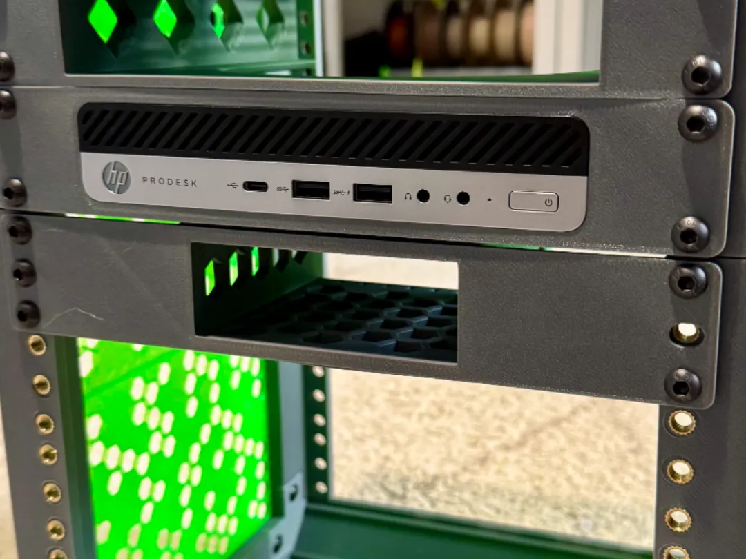1U Apple TV 4K Rack Mount 3rd Gen - Free 3D Print Model - MakerWorld