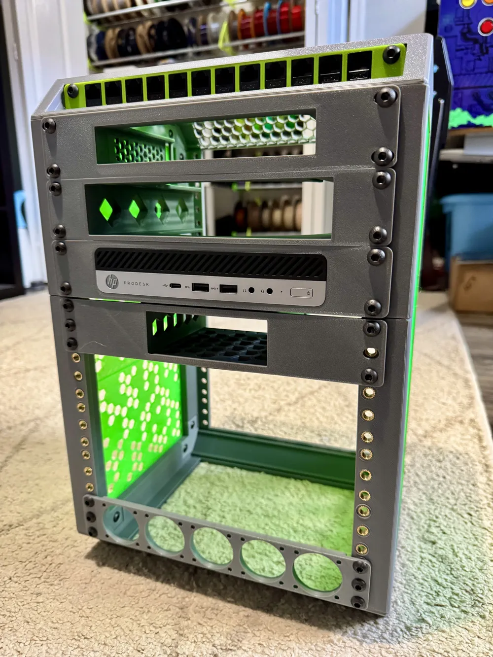 1U Apple TV 4K Rack Mount 3rd Gen - Free 3D Print Model - MakerWorld