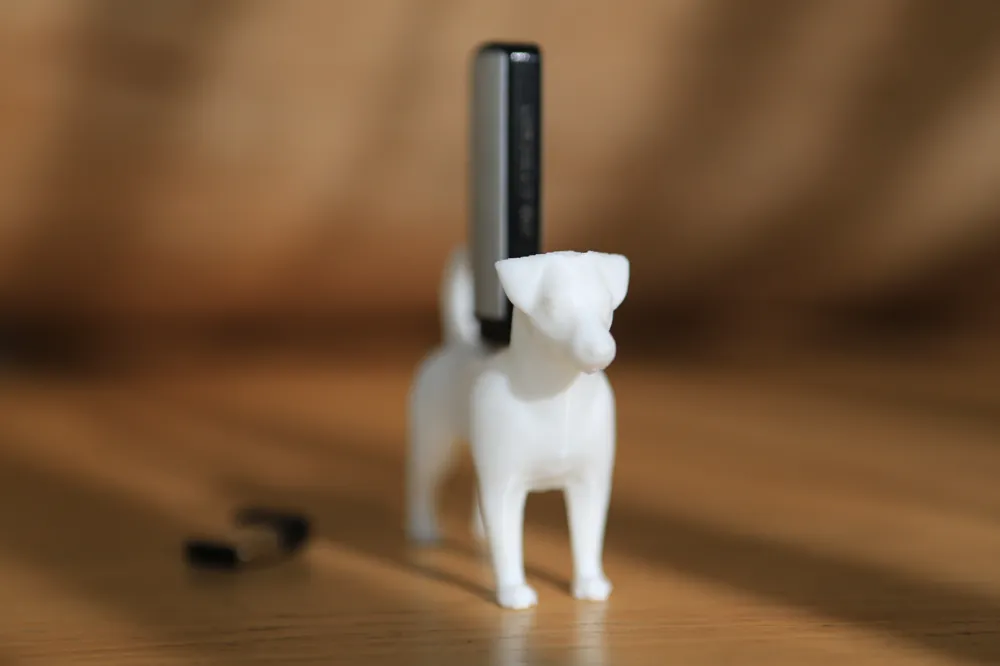 Single dog USB A holder by PythonPotato123 - MakerWorld