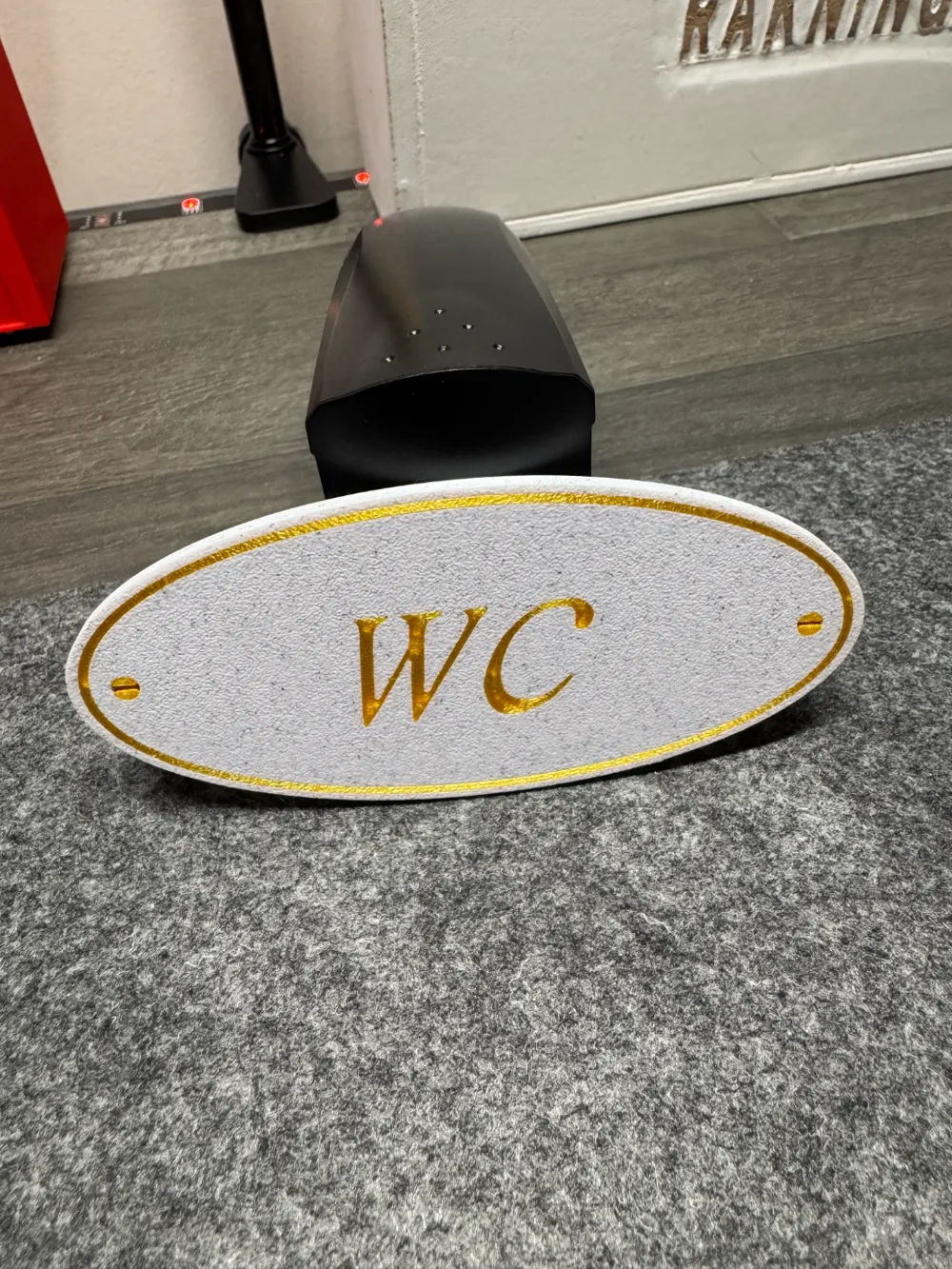 Wc Sign - Bathroom by Bergan MakerWorld: Download Free 3D Models