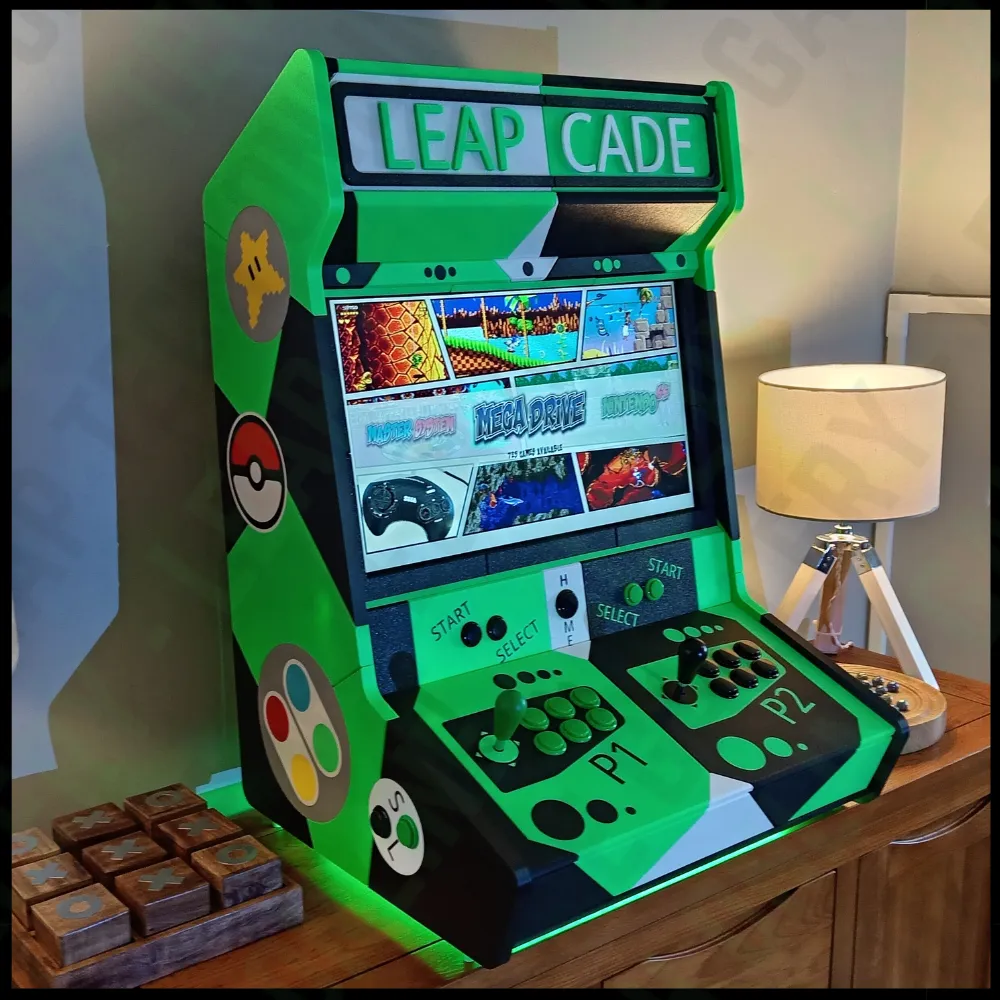2 Player Bartop Arcade - Machine - Cabinet NO AMS by LeapTechOnline MakerWorld: Download Free 3D ...