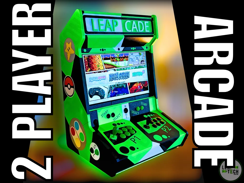 2 Player Bartop Arcade - Machine - Cabinet NO AMS - Free 3D Print Model ...