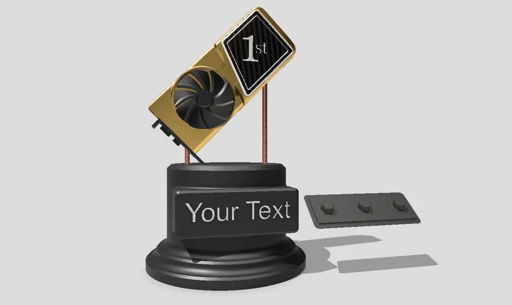 Trophy Stand V2 by Marcy93 - MakerWorld