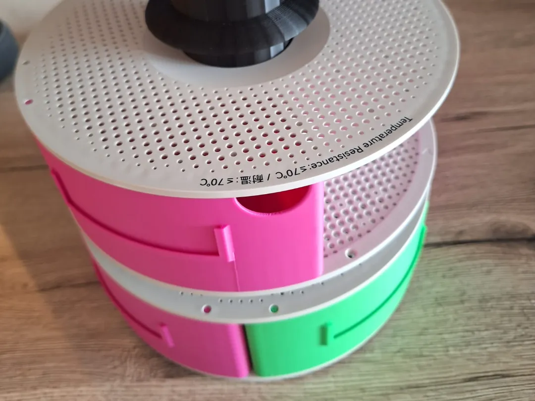 Rotatable Bambu Spool Shelf Remixed by LaPanthera94 MakerWorld ...