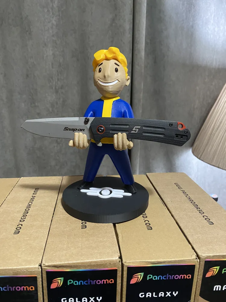 FALLOUT 3 & 4 VAULT BOY CONTROLLER HOLDER-101..111 - Free 3D Print Model - MakerWorld