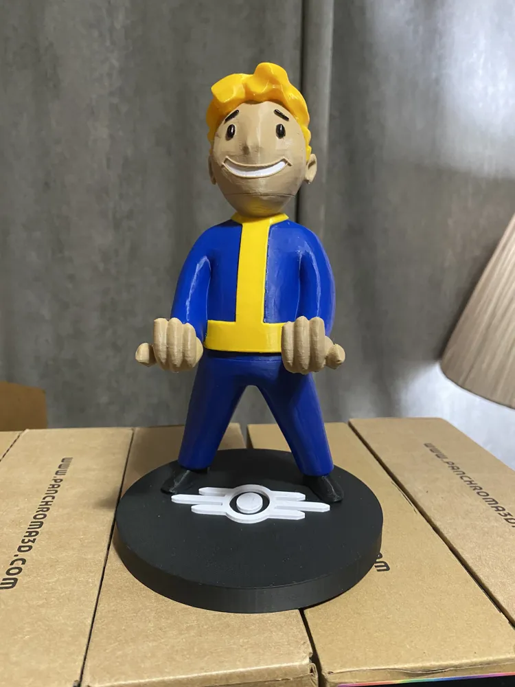 FALLOUT 3 & 4 VAULT BOY CONTROLLER HOLDER-101..111 - Free 3D Print Model - MakerWorld