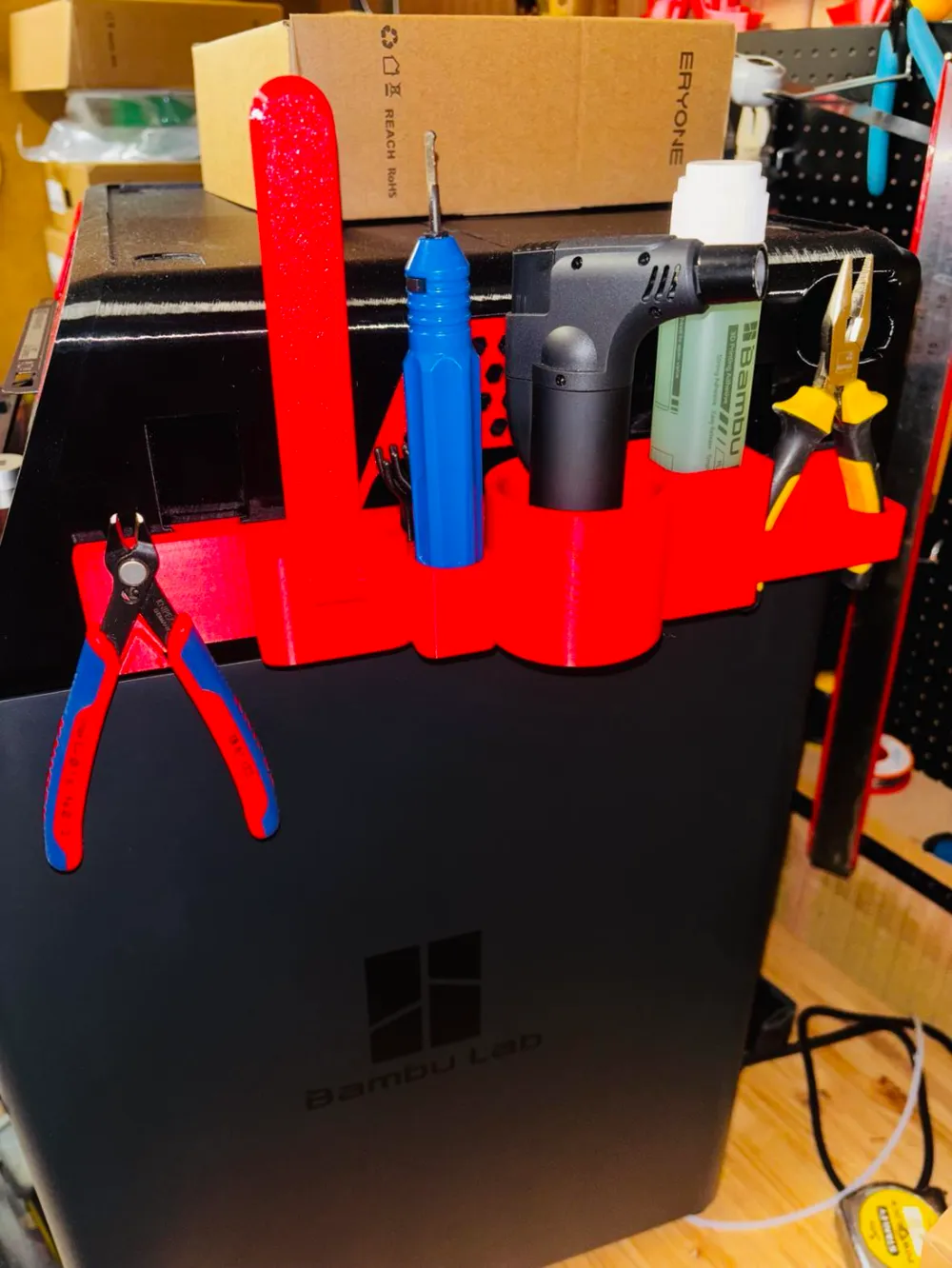 Tool Holder for AMS riser V2 Remix Remixed by Nutje MakerWorld ...