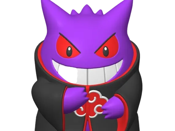 Gengar x Akatsuki by Brilliant trainer MakerWorld: Download Free 3D Models