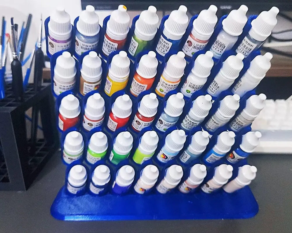 Chiefland Pigment Rack 40 Colors Ultra-thin Large Area Color Display ...