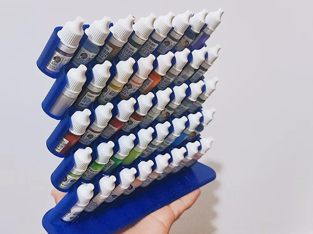 Chiefland Pigment Rack 40 Colors Ultra-thin Large Area Color Display ...