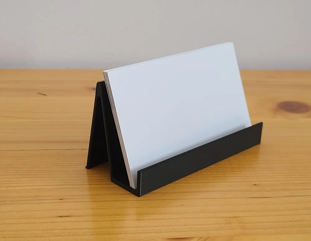 Minimalist Business Card Holder(No support Needed) - Free 3D Print ...
