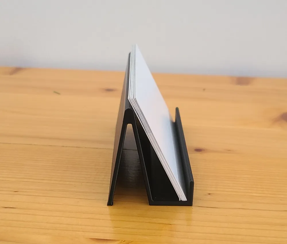 Minimalist Business Card Holder(No support Needed) - Free 3D Print ...