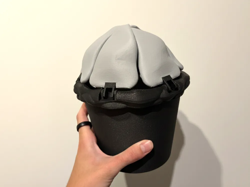 Stranger Things Popcorn Bucket - Demogorgon - Free 3D Print Model ...