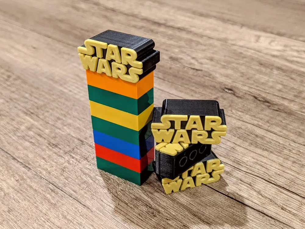 Building Block Star Wars Logo - Free 3D Print Model - MakerWorld