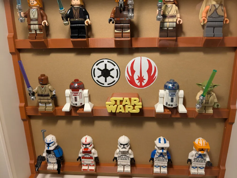 Building Block Star Wars Logo - Free 3D Print Model - MakerWorld