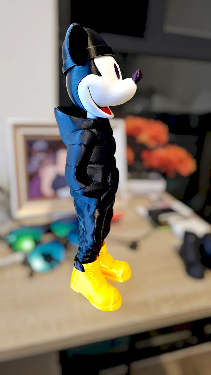 Mickey Mouse Urban Style by Leon3D_DS MakerWorld: Download Free 3D Models