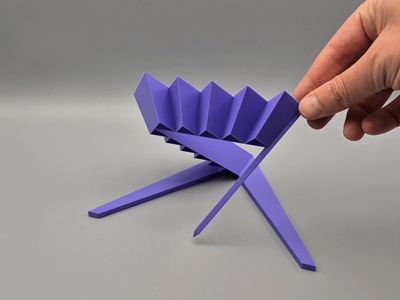 Compliant Mechanism Spherical Flexure Joint Demo - Free 3D Print Model ...
