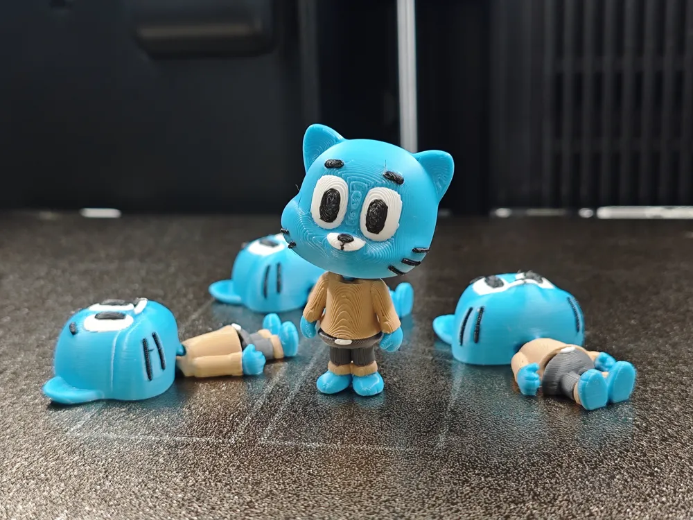 Gumball Mini Flexi Keychain by helder.bernardo MakerWorld: Download ...