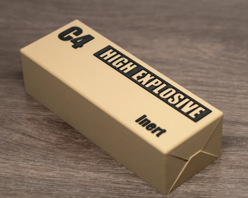 C4 Brick Challenge Coin Display by altair3d MakerWorld: Download Free 3D Models