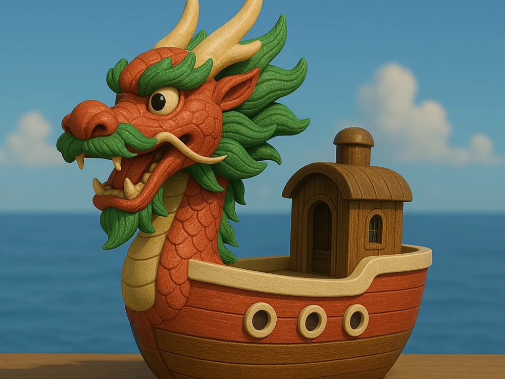 Asia Dragon Benchy by Qmax3D MakerWorld: Download Free 3D Models