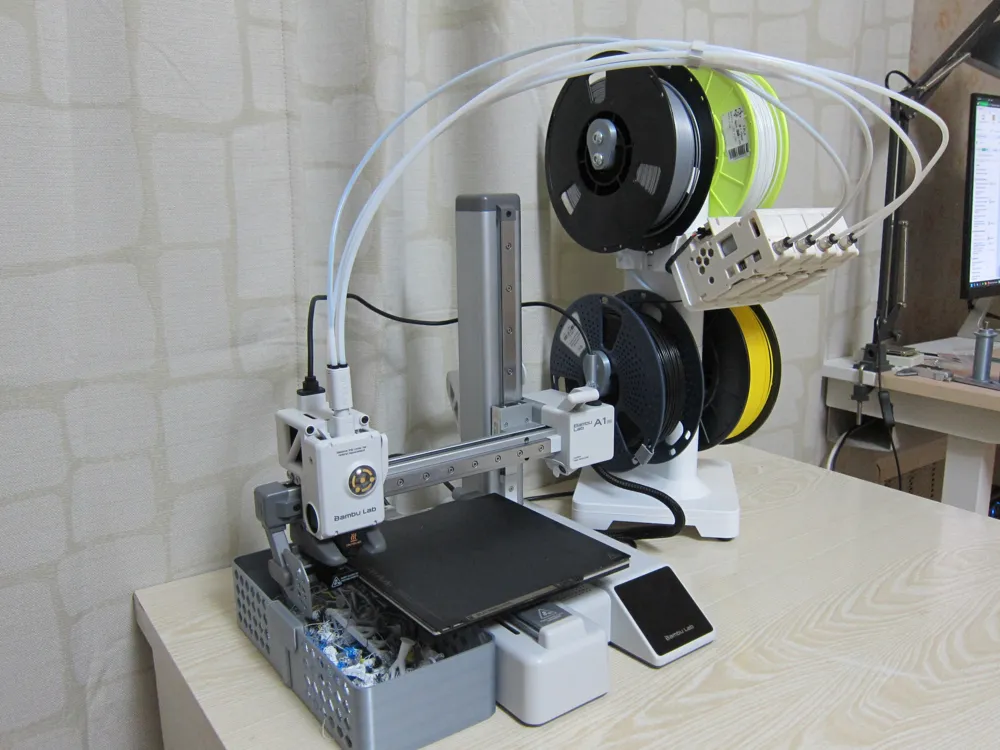 Multi spooler with bearings and bmcu holder - Free 3D Print Model ...