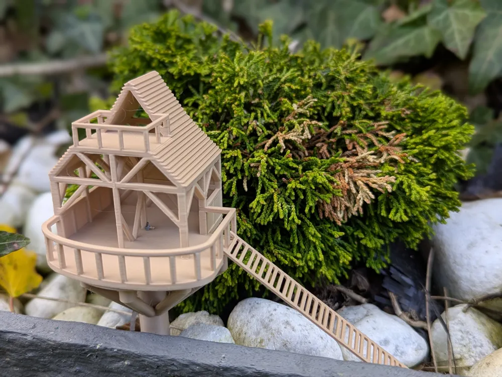 Mini city treehouse PART 3 - Free 3D Print Model - MakerWorld