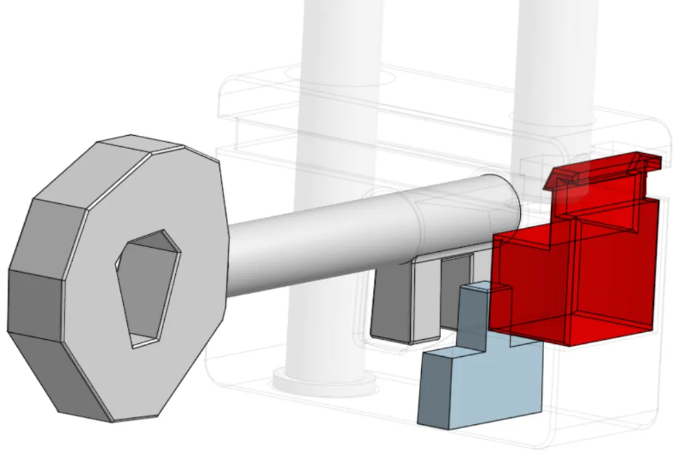 Working locks + keys from Hello Neighbor - Free 3D Print Model - MakerWorld