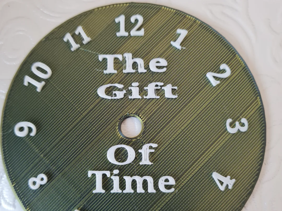 Timeless Wisdom Clock Face - "The Gift Of Time" by Bob2000 MakerWorld ...