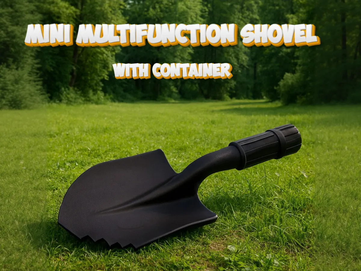 Mini multipurpose shovel with container - Free 3D Print Model - MakerWorld
