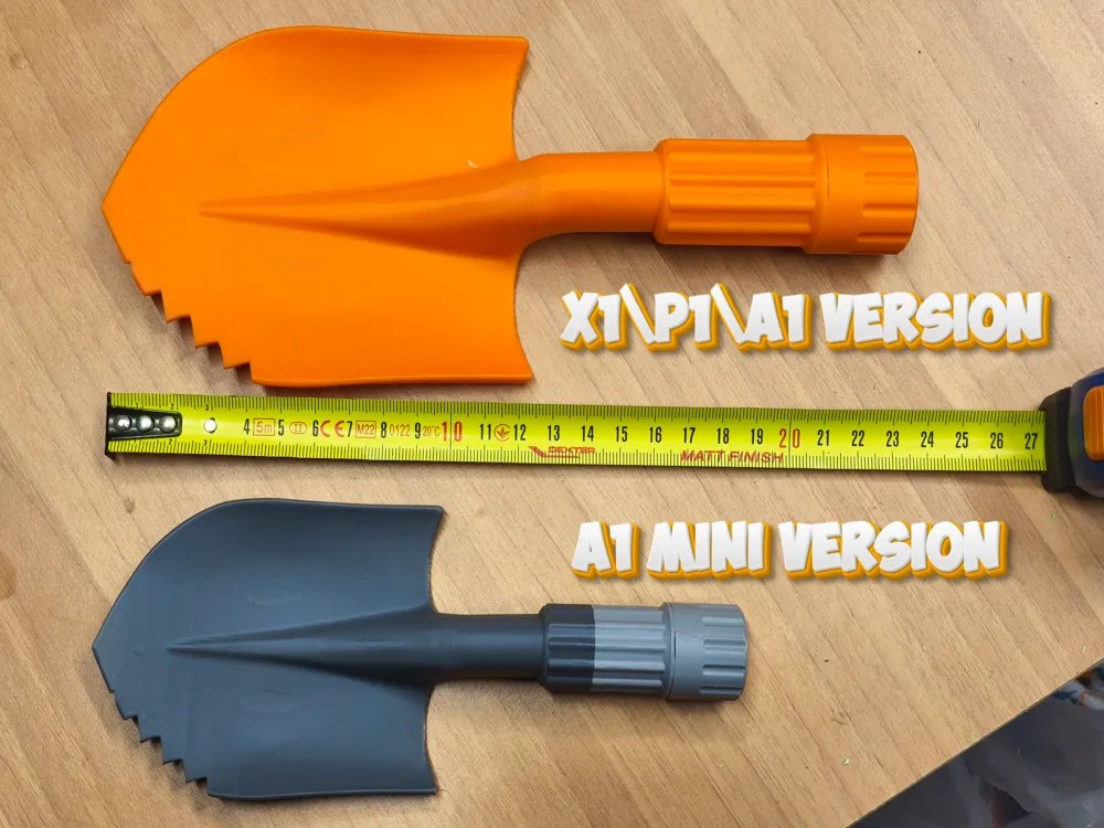 Mini multipurpose shovel with container - Free 3D Print Model - MakerWorld