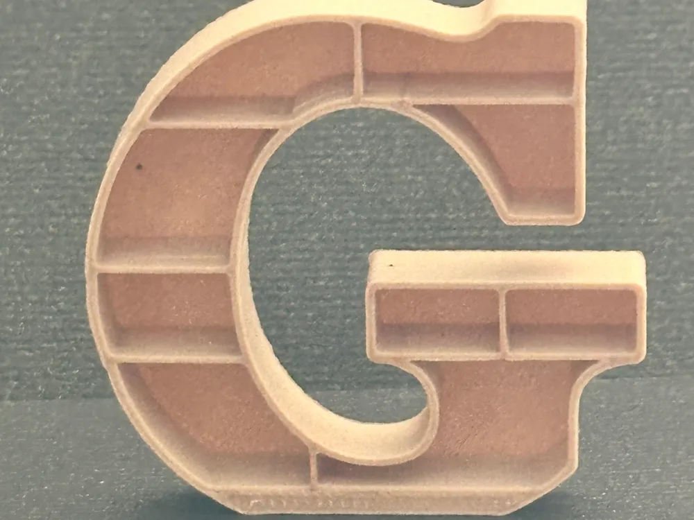 letter G. bookshelf letter - Free 3D Print Model - MakerWorld