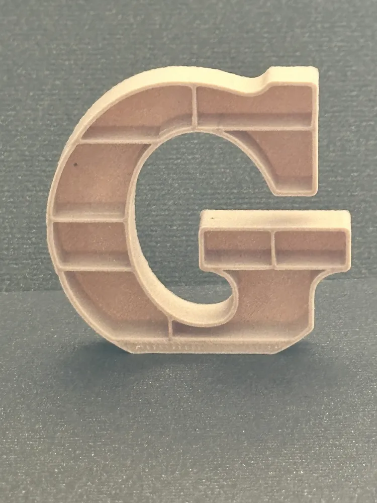 letter G. bookshelf letter - Free 3D Print Model - MakerWorld