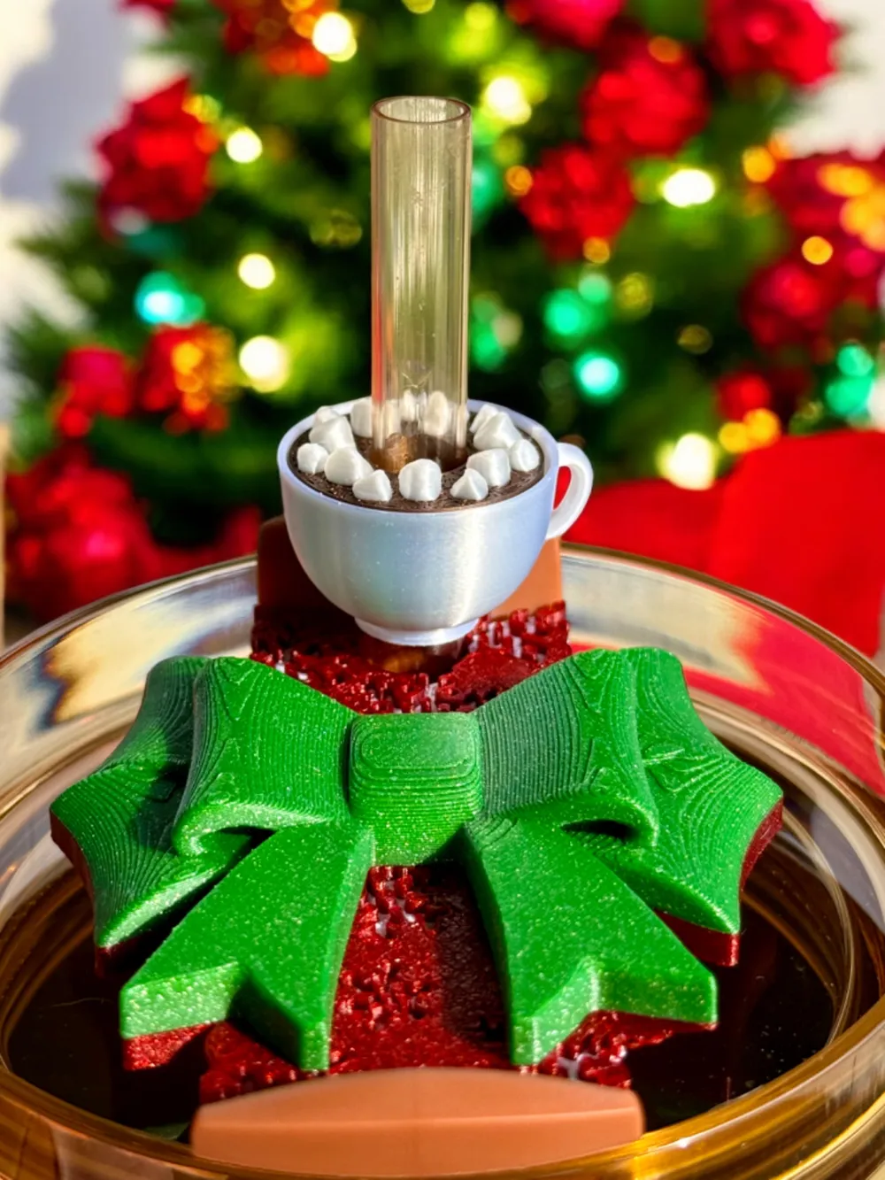 3D Hot Cocoa Stanley Straw Topper w/ Marshmallows by Beagle Bros Craft ...