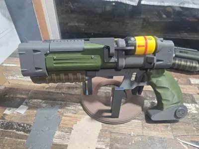 Fallout Laser Pistol V2 - Free 3D Print Model - MakerWorld