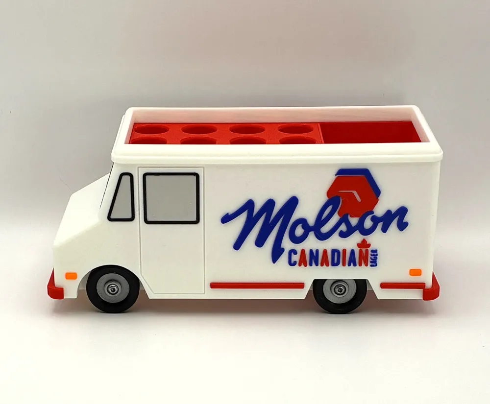 Molson Canadian desk truck organizer pen holder - Free 3D Print Model ...
