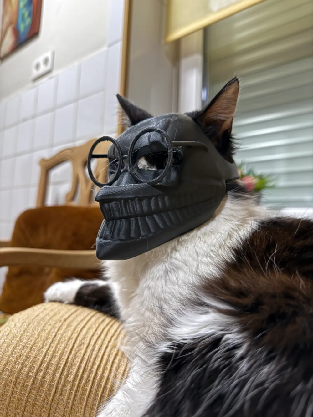 Okarun cat mask Dandadan by Anheba MakerWorld: Download Free 3D Models