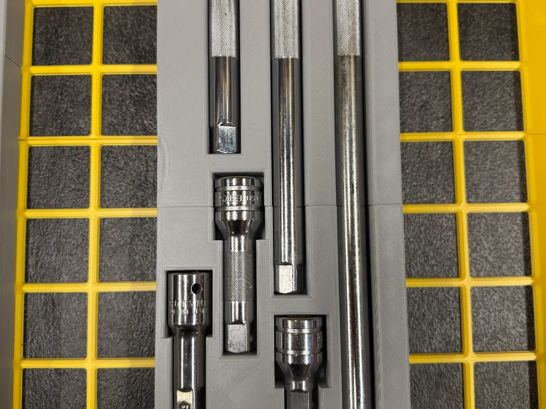 Gridfinity 1/2″ Drive Extension Holder Matco Tools - Free 3D Print ...