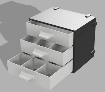 Storage Box with drawers by 3D servis - MakerWorld