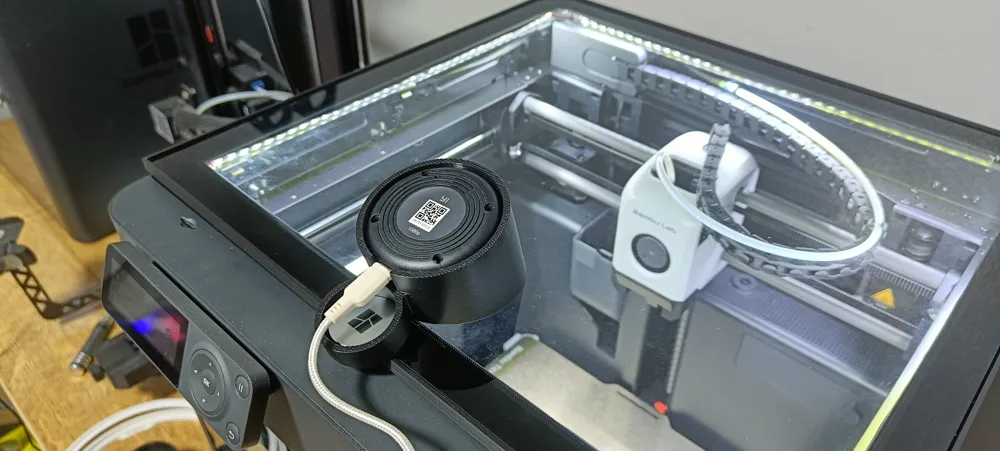 Yi Home camera for P1S X1C top mount by Boost2 - MakerWorld