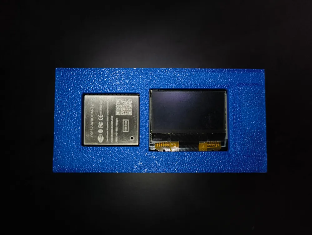 ESP32 with OLED Display Cover - Free 3D Print Model - MakerWorld