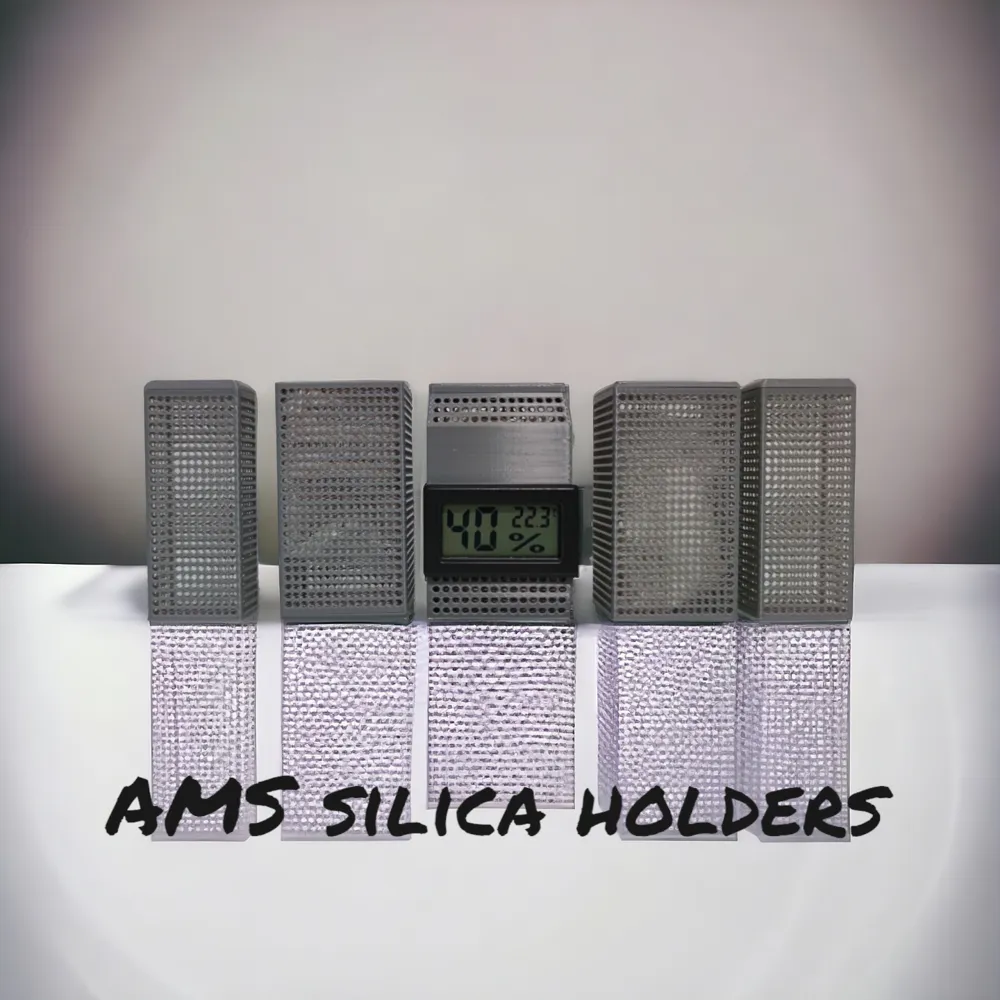 Ams silica holder full drilled by M3D WORKS - MakerWorld