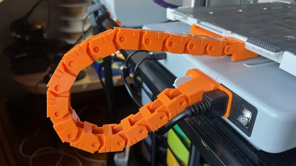 Printer mount for new A1 cable Heatbed Cable Chain Remixed by uhcim ...